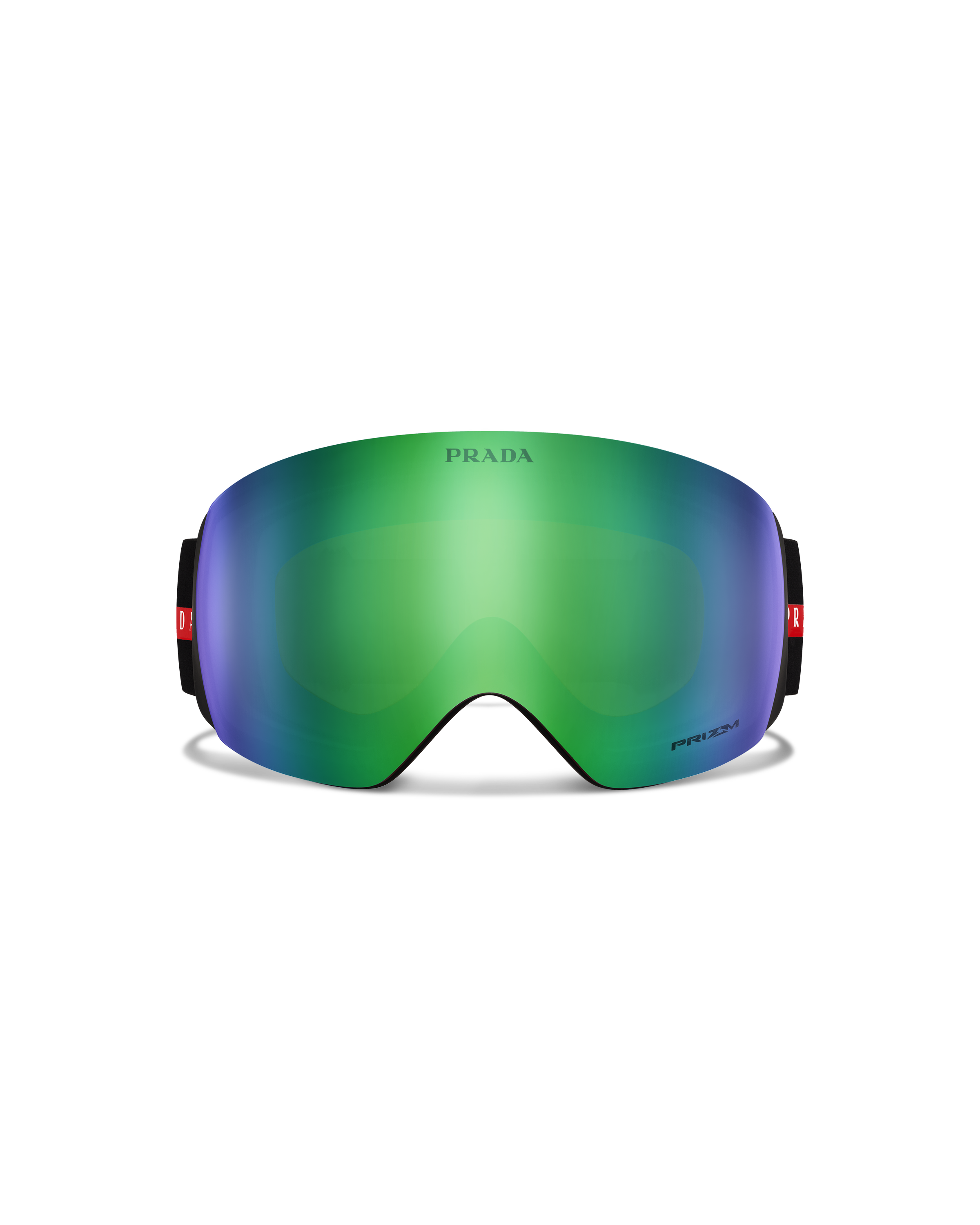 Prada Linea Rossa Oakley Ski Goggles - Green Mirrored Lenses